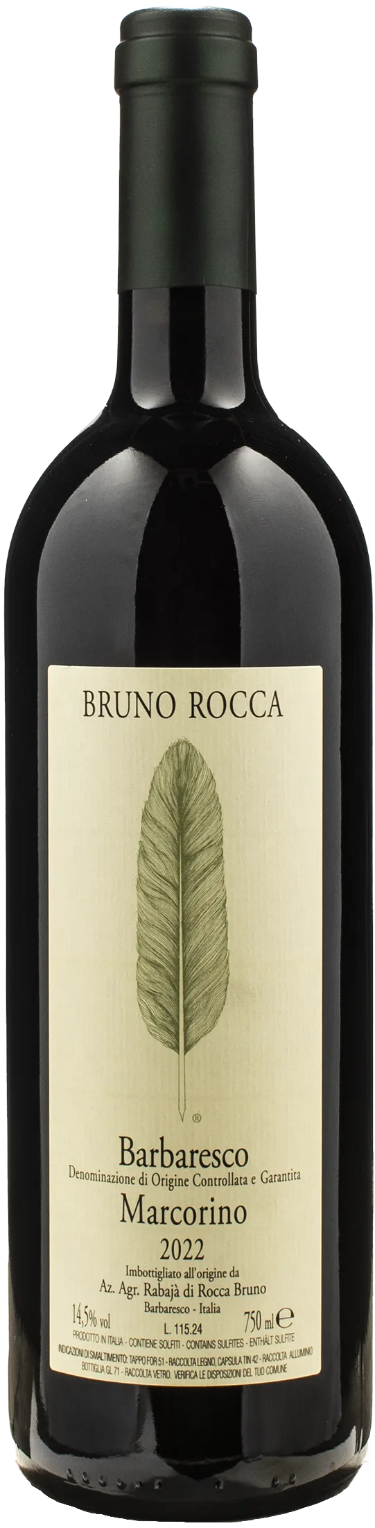 Bruno Rocca Barbaresco Marcorino 2022 – Bottle Hero